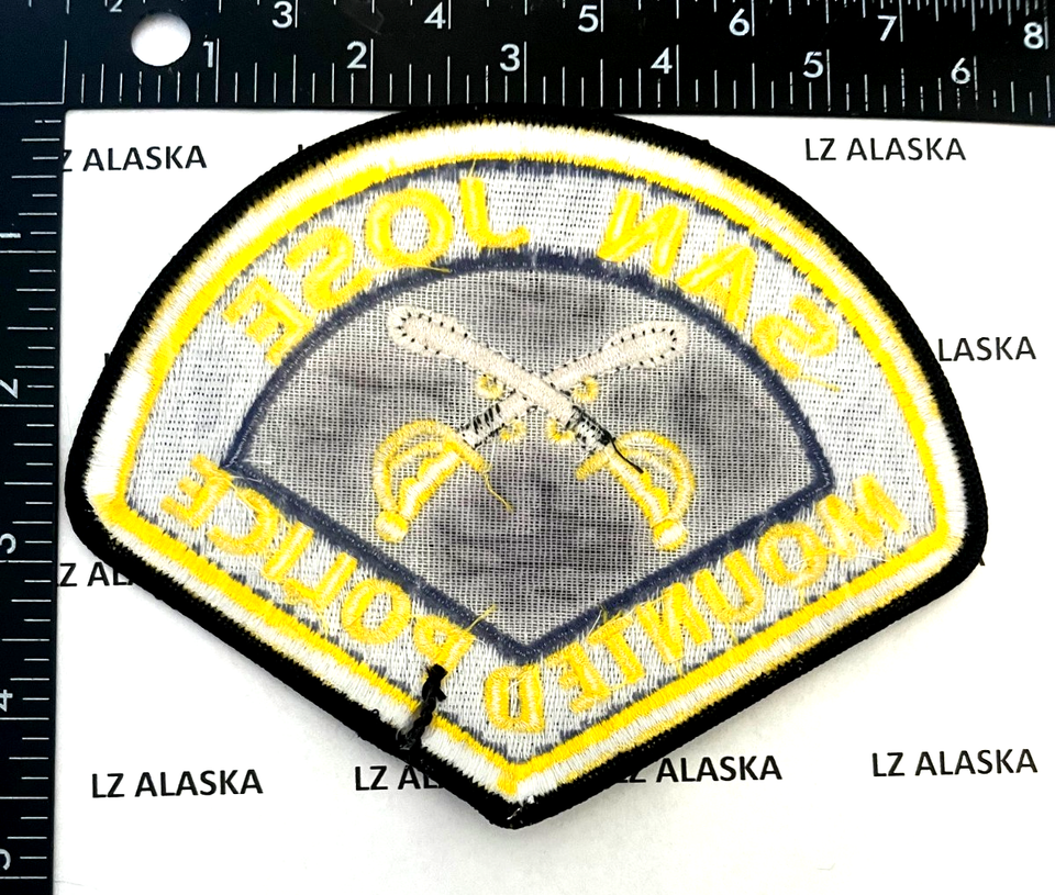 SAN JOSE MOUNTED POLICE PATCH (PD10) CALIF. | eBay