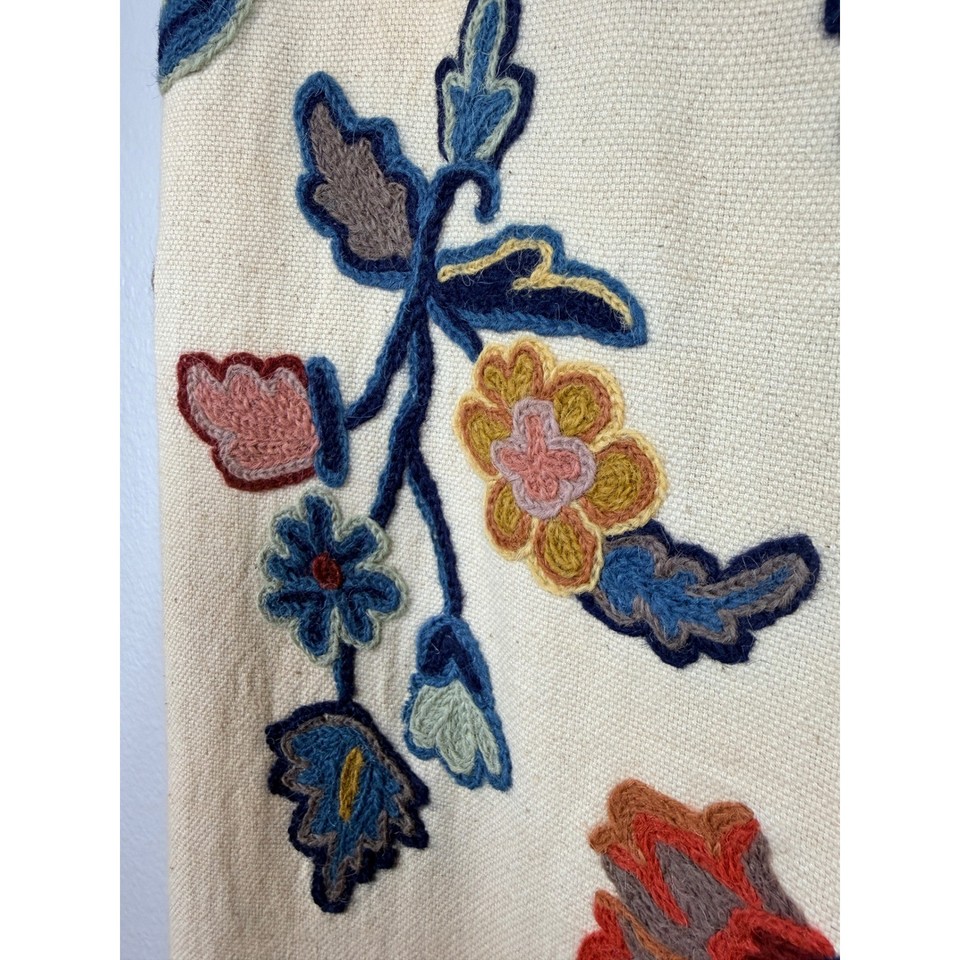 Crewel Embroidery Upholstery Decorator Fabric Wool Lee Jofa Elizabeth ...