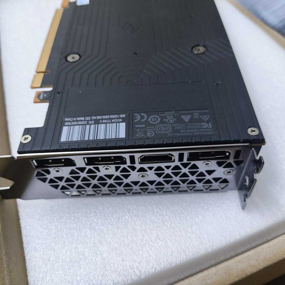 NVIDIA Titan V 12GB HBM2 900-1G500-0000-000 Professional CUDA Graphics Card GPU | eBay