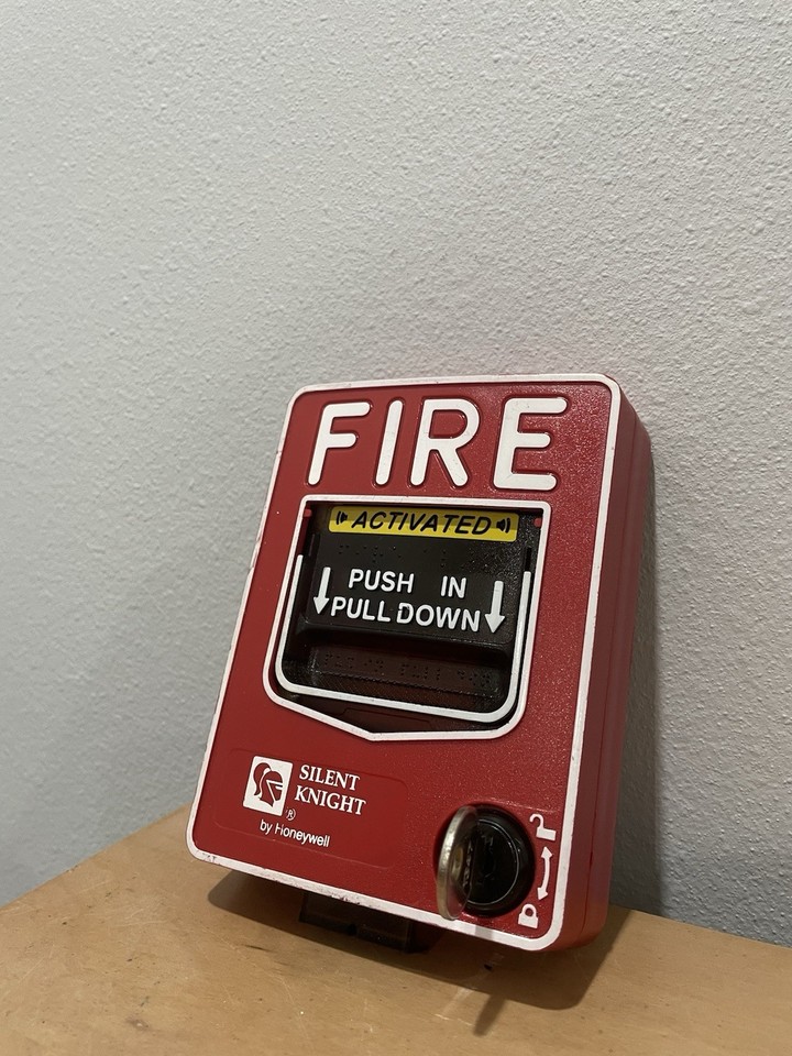 Silent Knight PS-DA Conventional Dual Action Fire Alarm Pull Station (W ...