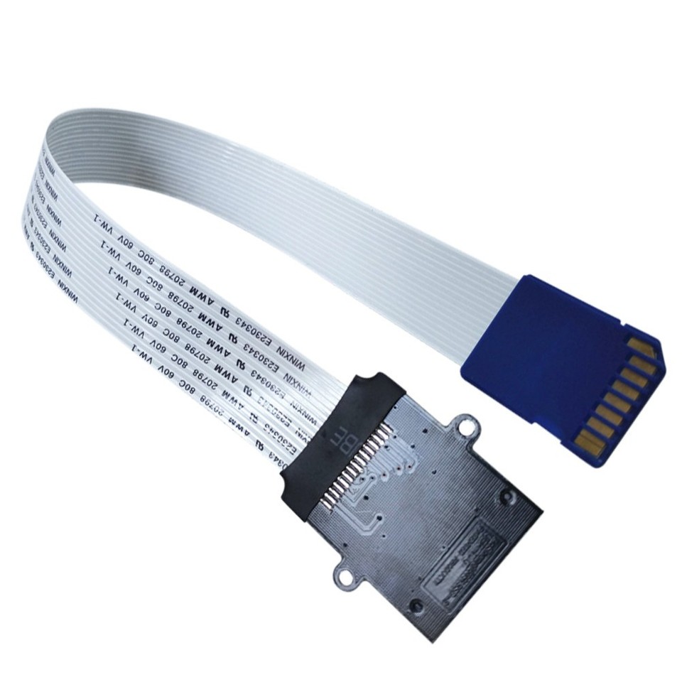 Memory Card Reader Extension Cable 25 cm ABS Material for Car GPS TV ...