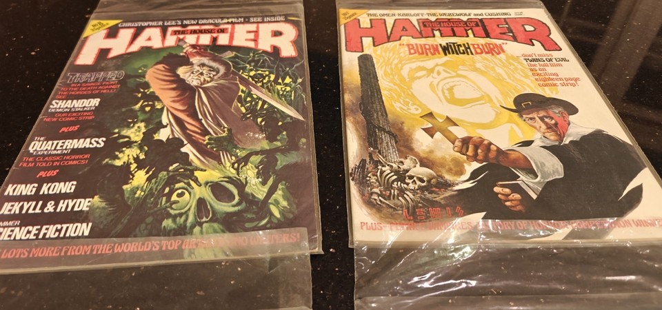 4 x House Of Hammer Halls Horror Magazines 7,8,20,24 Excellent | eBay UK