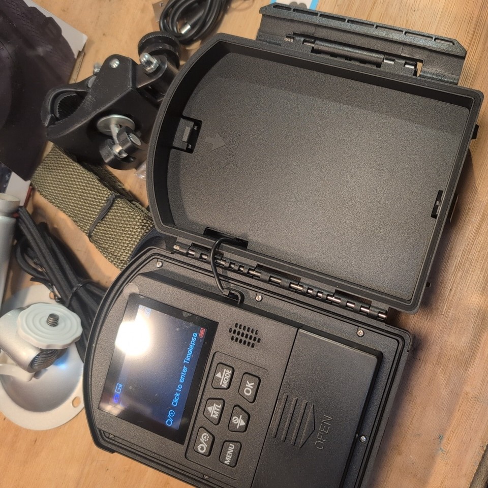 Caupureye Timelapse Camera with 6-Month Standby Time LED IP66 Outdoor ...