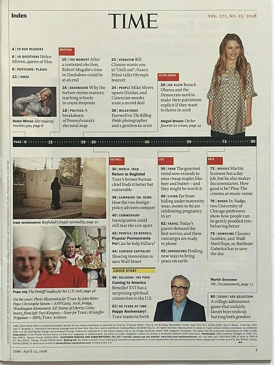 Time Magazine Cover Butter