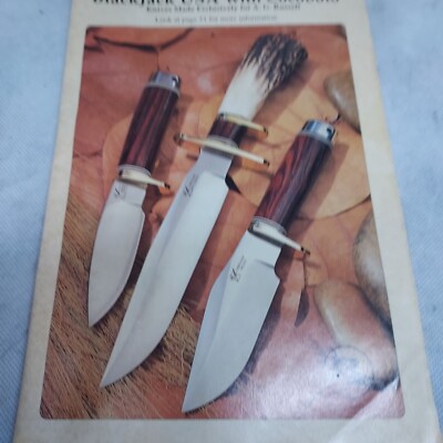 Christmas 1996 A.G. RUSSELL Catalog Of Knives, Hunting Sheath Knives ...