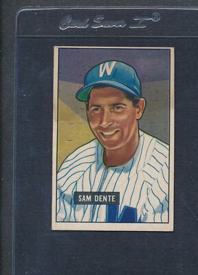 1951 Bowman #133 Sam Dente Senators VG/EX *1732 | eBay