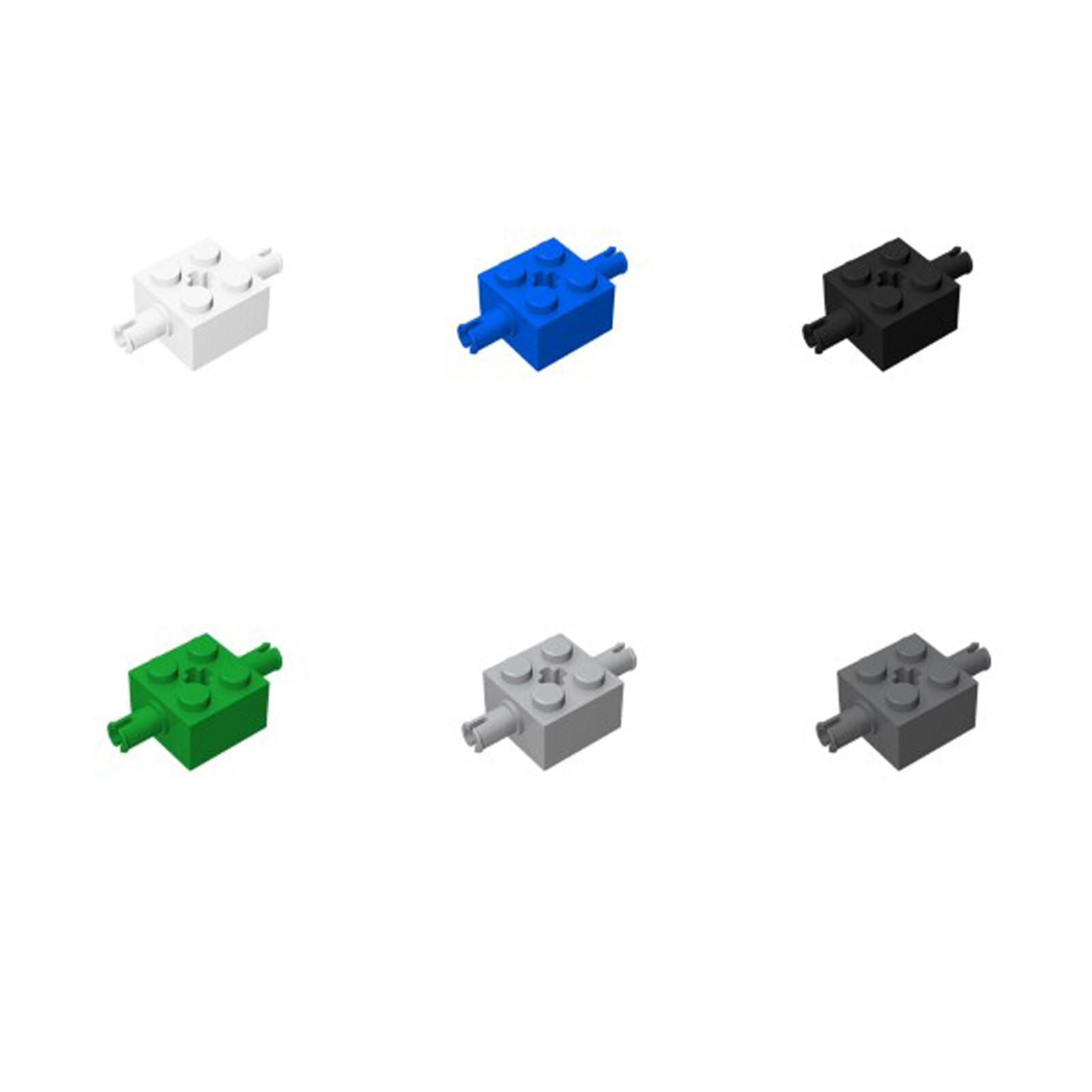 NEW~20x 30000 Bricks Modified 2x2 with Pins and Axle Hole Bricks ...