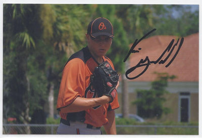 kevin Grendell Signed autographed 4x6 glossy photo Orioles Minor League ...