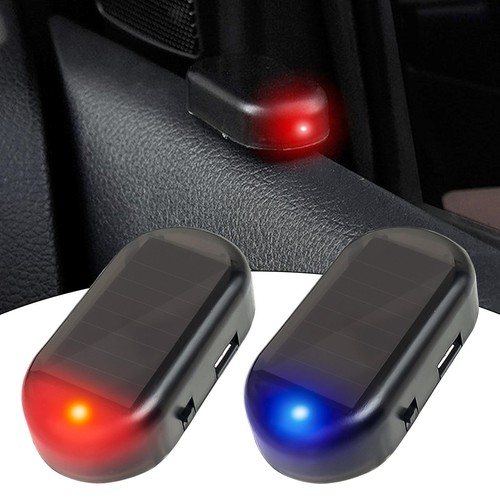 Car Alarm Warning Solar Flash LED Light Fake Security System Anti-theft ...