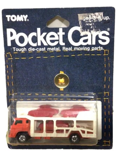 Vintage 1986 Tomy Pocket Cars #3010 car transport, FREE shipping! | eBay