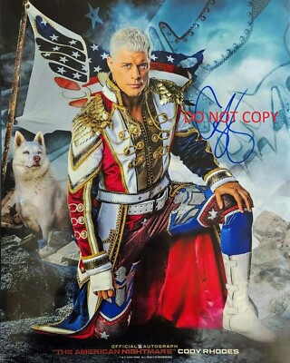 CODY RHODES - WWE Autographed 8x10 Signed reprint Photo #2 !! | eBay