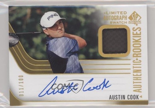 2021 SP Authentic Signature Swatch Limited /100 Austin Cook #81 Rookie ...