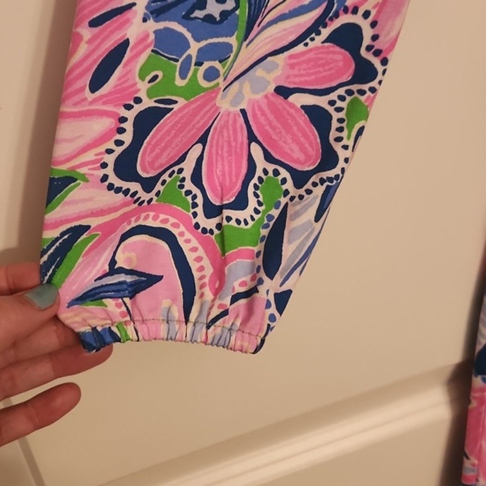 Lilly Pulitzer Pink Flower Print Skort Romper Size XXS | eBay