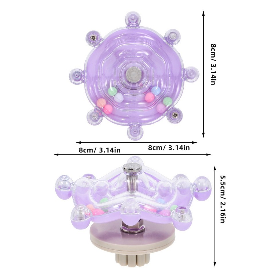 Bird Parrot Perch Wheel Toy Small Toys Swivel Rotating for Parakeets ...