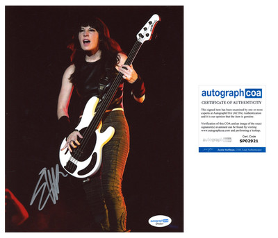 Emma Anzai ‘Evanescence’ Band Guitarist Signed 8x10 Photo ACOA Sick ...