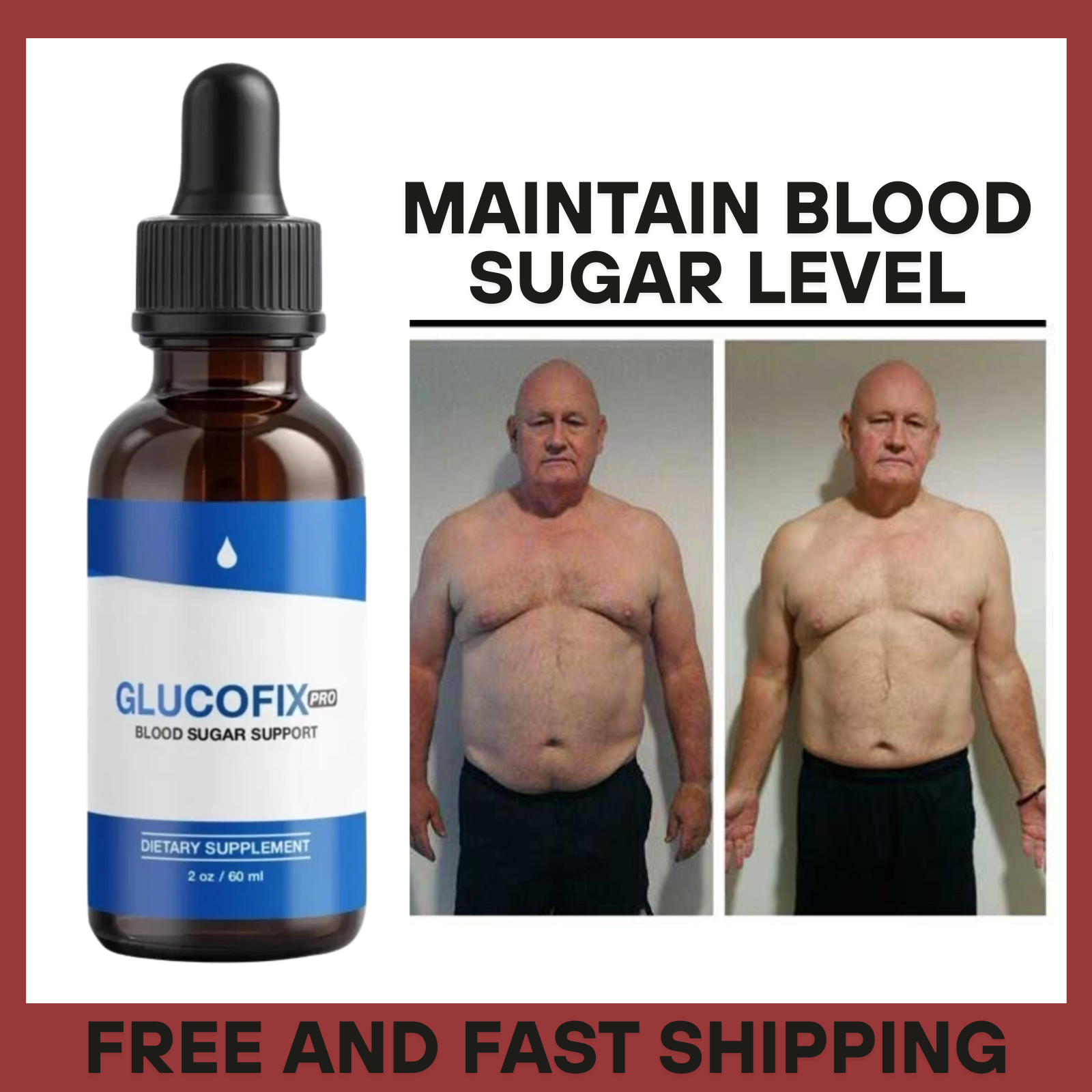 ( 1 Pack ) Glucofix Pro Liquid Drops, Glucofix Pro Blood Sugar Support ...