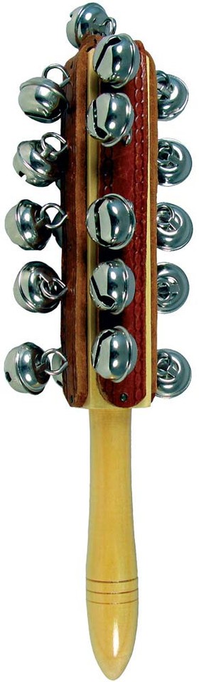 Atlas Bell Shaker on wooden stick. Traditional percussion from ...