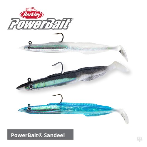 Berkley Powerbait Sandeel Lures - Bass Wrasse Cod Pollock Sea Fishing ...