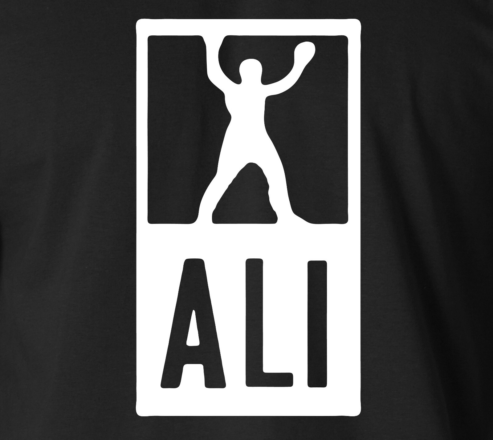 Muhammad ALI T-Shirt Raising Arms Boxing Champion Logo Tribute S-6XL ...