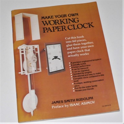 MAKE YOUR OWN WORKING PAPER CLOCK - JS Rudolph - Complete Card ...