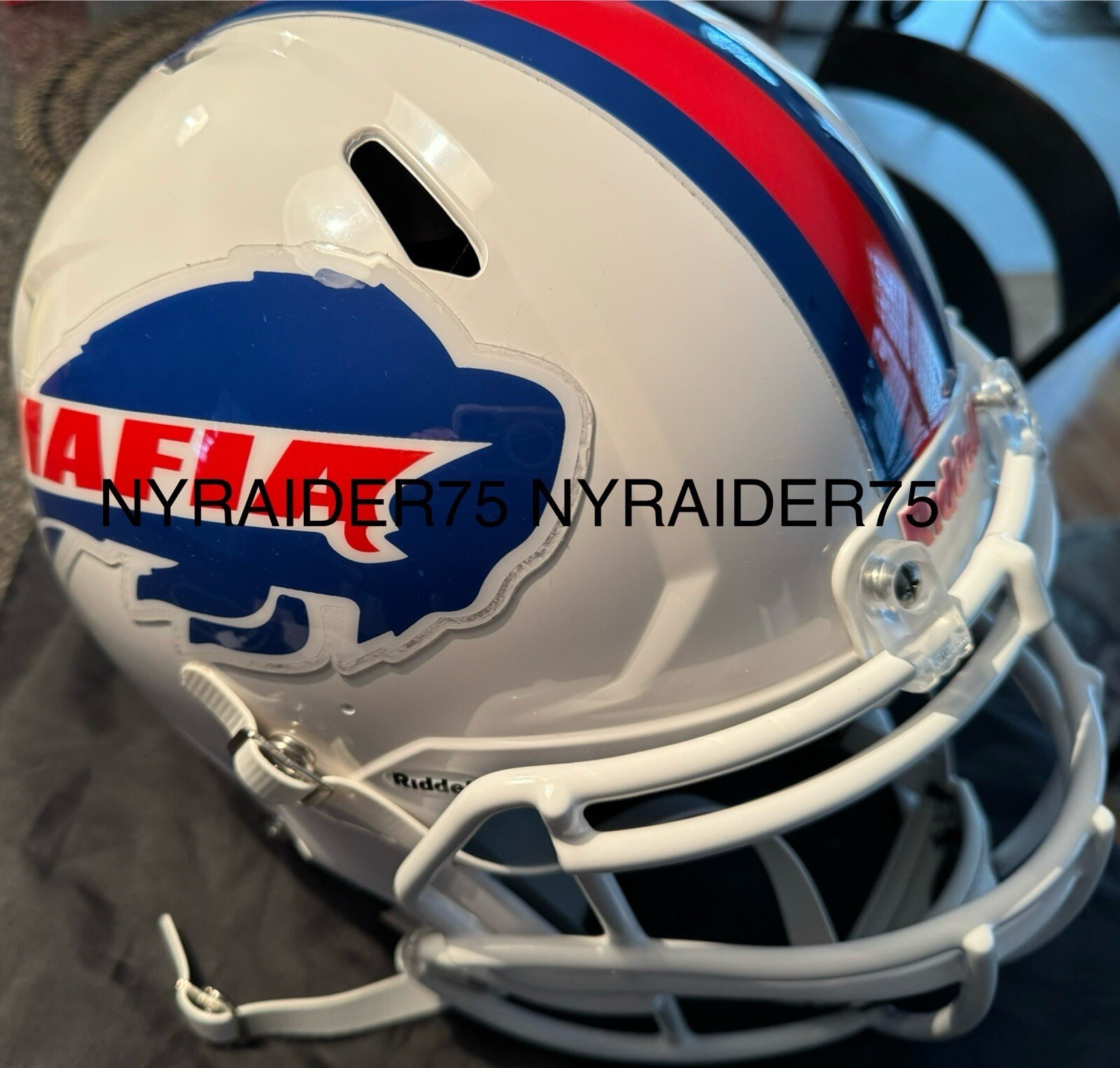 Buffalo Bills Custom Bills Mafia Authentic Riddell Full Size Football ...