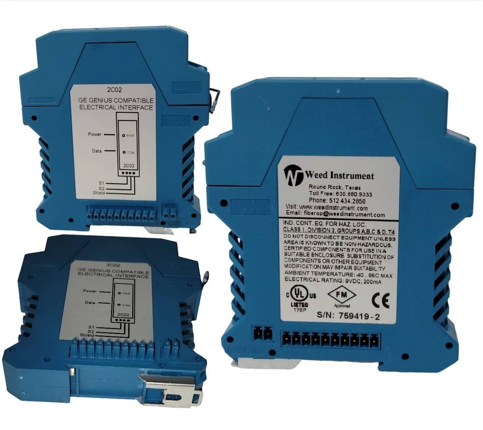 WEED INSTRUMENT MODULE EOTEC 2000 2C02 GE GENIUS COMPATIBLE ELECTRICAL ...
