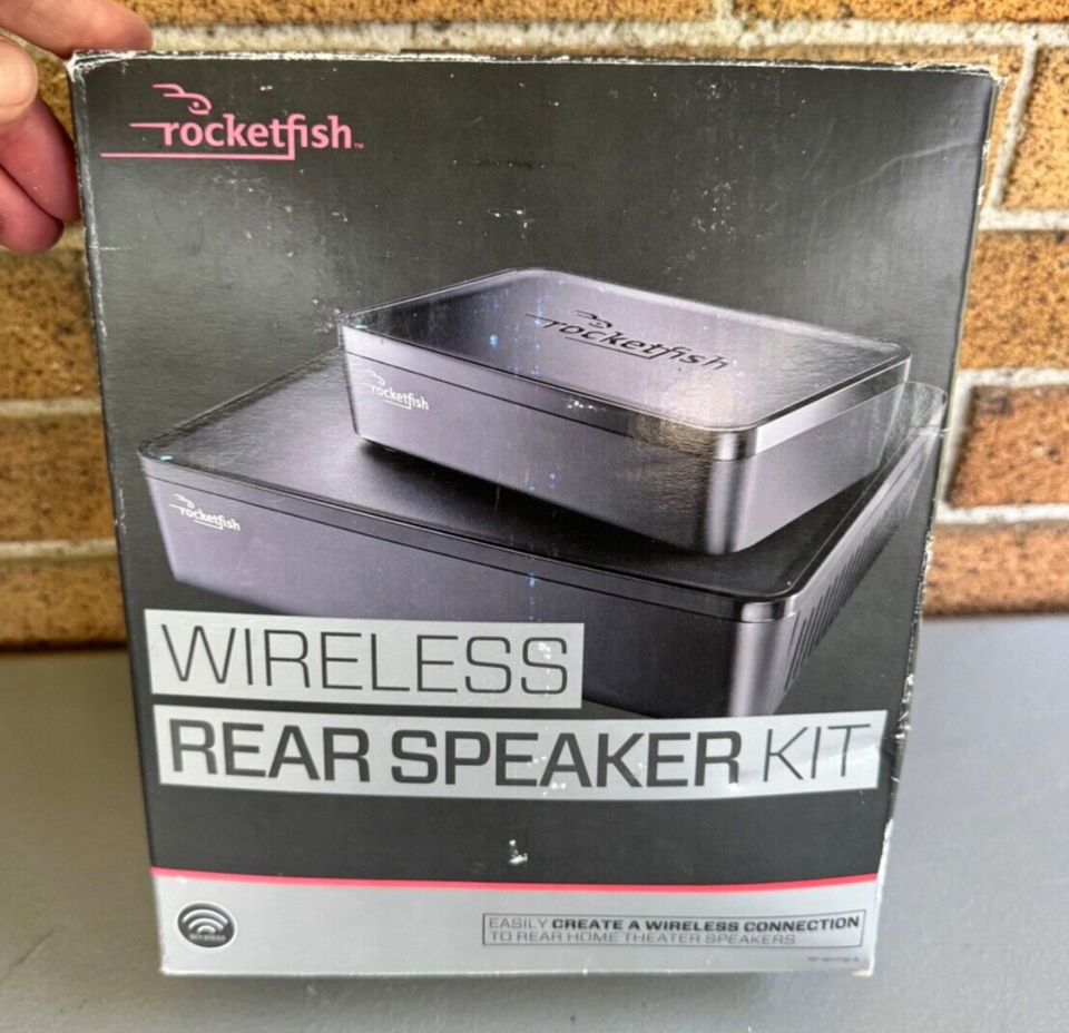 NEW Rocketfish RF-WHTIB Receiver Universal Wireless Rear Speakers Kit ...