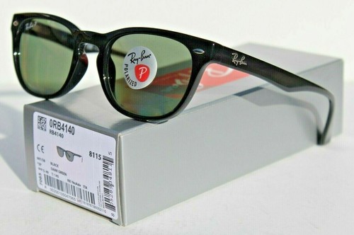 RAY-BAN RB4140 Womens POLARIZED Sunglasses Black/Green Gray Wayfarer ...