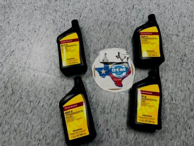 Honda Genuine HCF-2 Transmission Fluid, 4 Qt w/Drain Plug washer FREE ...
