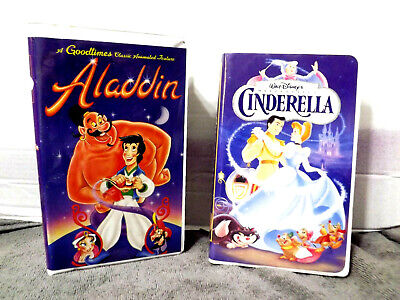 Cinderella VHS Masterpiece Collection WALT DISNEY - ALADDIN VHS by ...