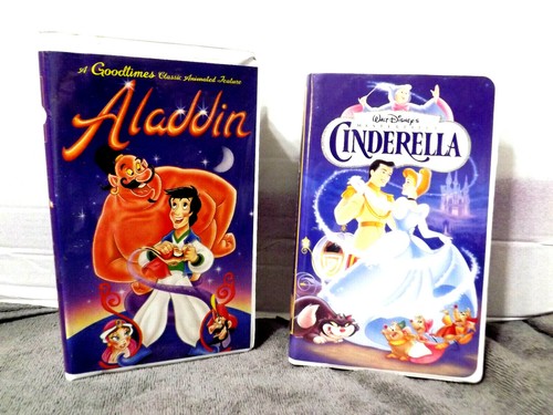 Cinderella VHS Masterpiece Collection WALT DISNEY - ALADDIN VHS by ...