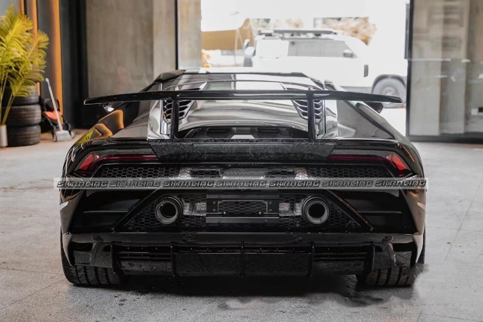 Real Carbon Fiber GT Rear Trunk Spoiler Lip Wing For Lamborghini ...