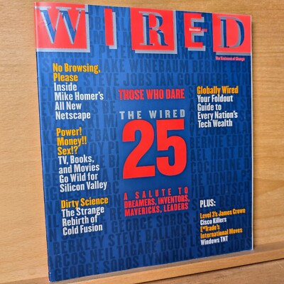 WIRED Magazine November 1998 The Wired 25 NEAR MINT | eBay