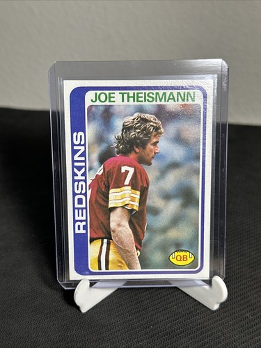 1978 Topps Joe Theismann Football Card NFL Redskins | eBay