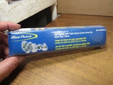 Snap-on Blue Point Socket Driver 9pc Stubby Triple Square XZN Metric ...