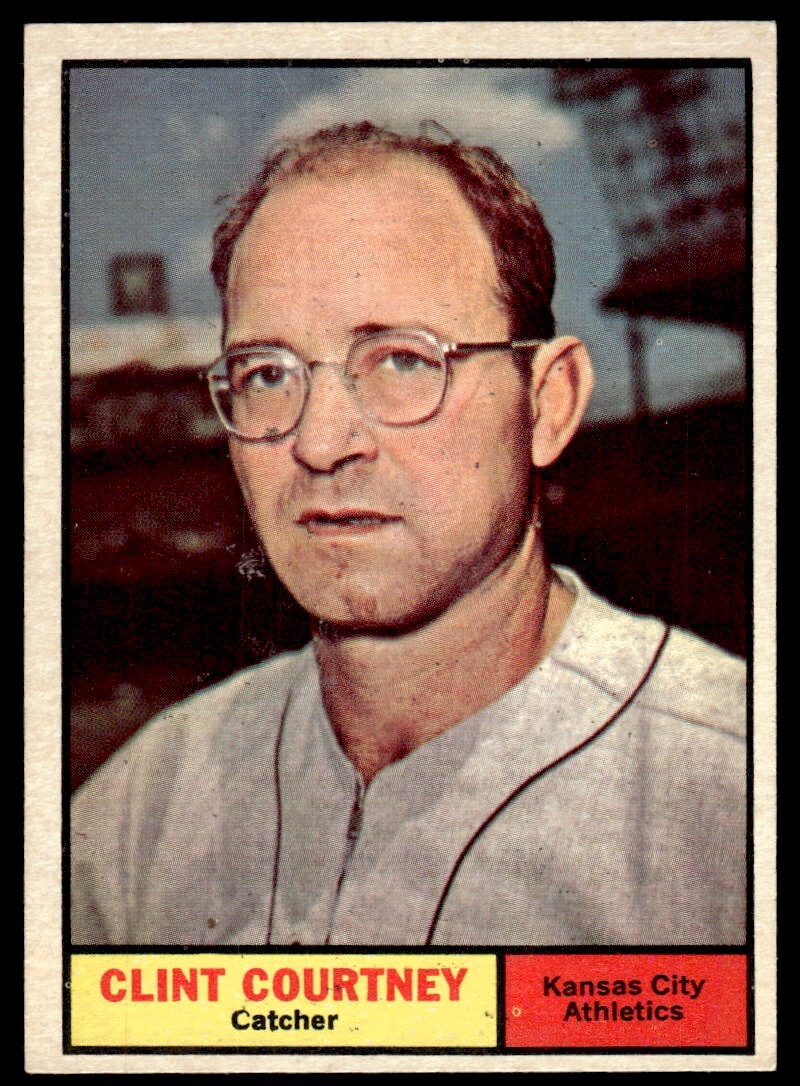 1961 Topps Baseball Card #342 Clint Courtney Kansas City Athletics | eBay