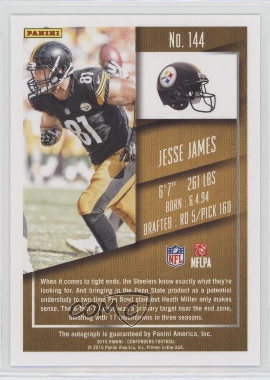 2015 Panini Contenders Championship Ticket /99 Jesse James (Base ...