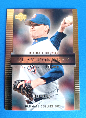 2002 ULTIMATE COLLECTON CLAY CONDREY #83 RC ROOKIE #/550 SAN DIEGO ...