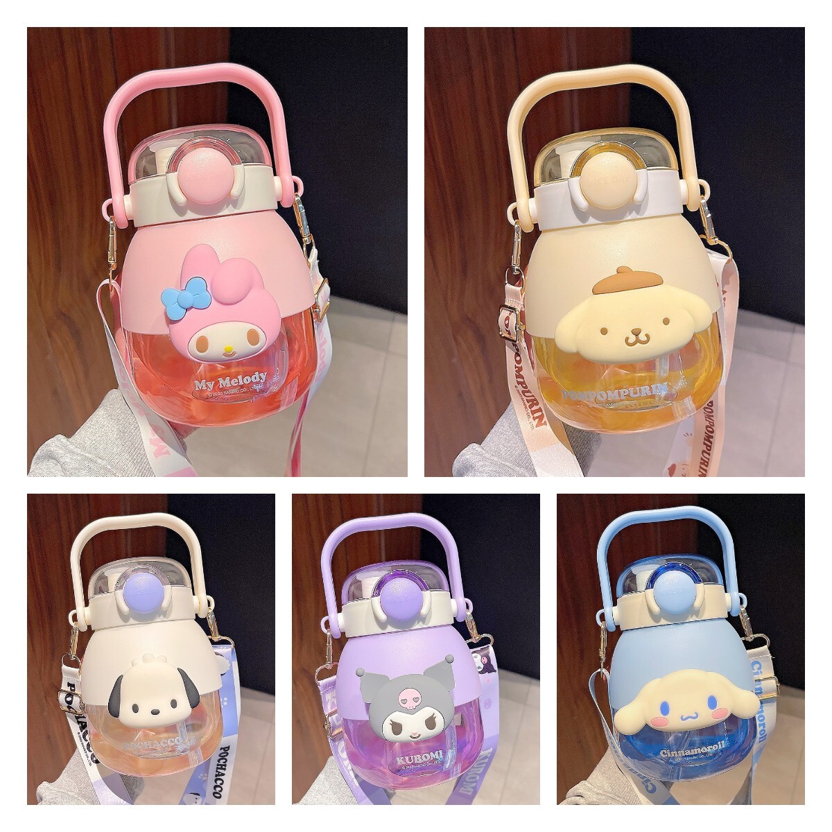 Tritan Cartoon St Cup High Capacity And Durable Plastic Water Bottle | eBay