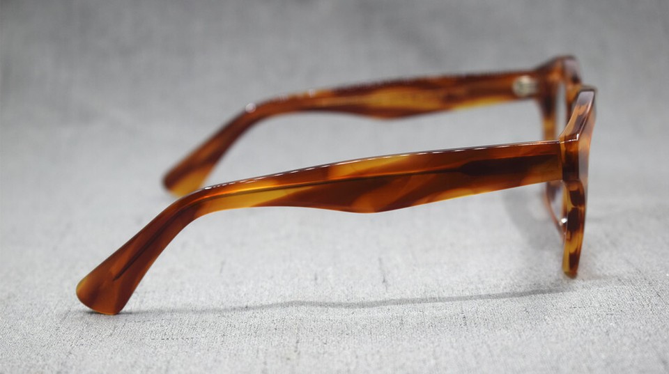 Japan Handmade Italy Acetate Eyeglass Frames clear lens Glasses Full ...