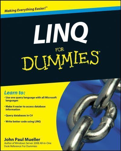 LINQ for Dummies by John Paul Mueller (2008, Trade Paperback) for sale ...