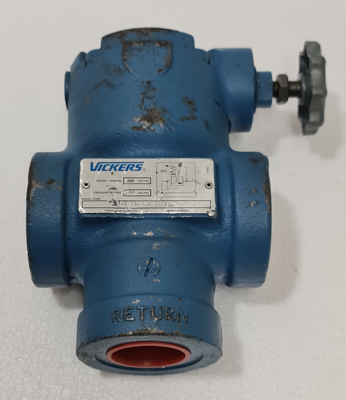 VICKERS ECT 10 CV 10TB / ECT-10-CV-10TB PRESSURE RELIEF VALVE 465517 #1 ...