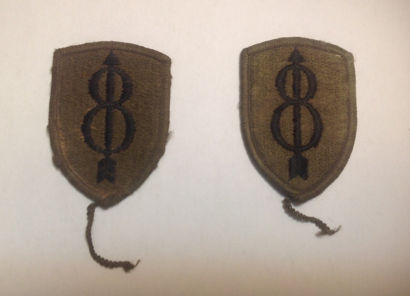 WW2 Original 8th Infantry Division patch - US Army Patch Lot of 2 | eBay
