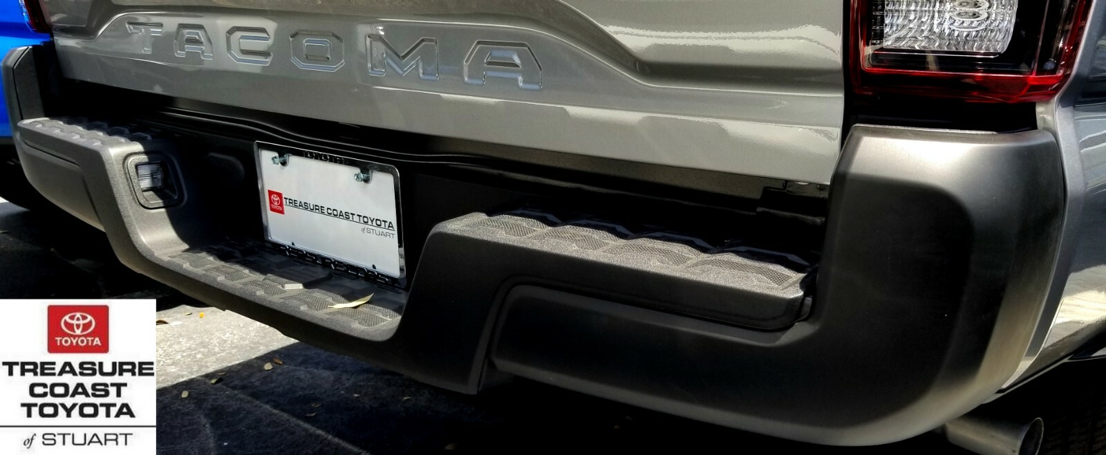 2 NEW OEM TOYOTA TACOMA 16-21 MATTE BLACK REAR UNPAINTED BUMPER END W/O ...