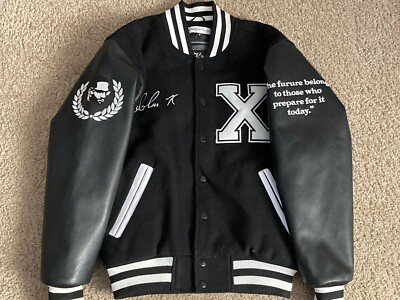 Y2K HEADGEAR CLASSICS Men's MALCOM X Wool Varsity Jacket Size M Quilt ...