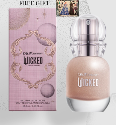 R.E.M Beauty X Wicked Galinda Highlighter Glow Drops Ulta🎁 free bag ...