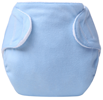 Blue Cloth Nappies Washable Nappy Size Adjustable Waterproof Absorbent ...