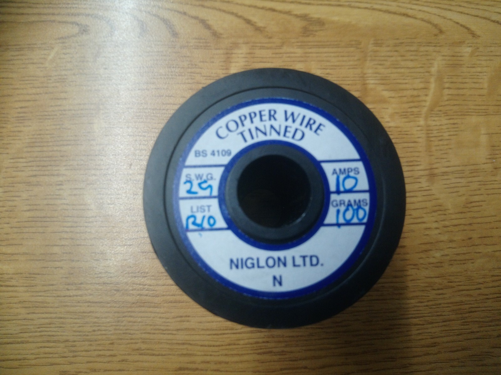 Niglon 10 Amp Tinned Copper Fuse Wire 100g SWG 29 113 mtrs | eBay UK