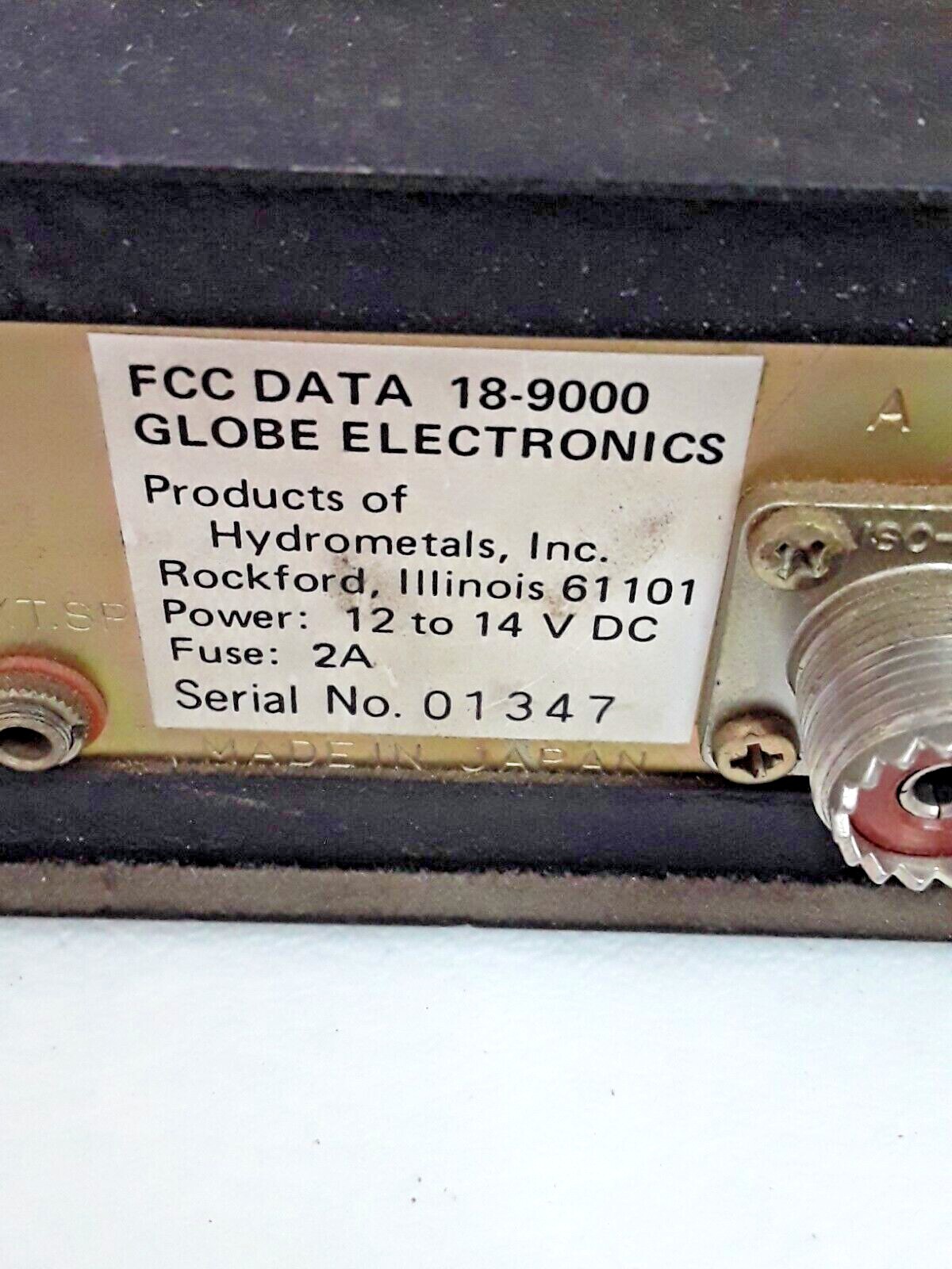 1977 Globe Electronics 9000 18-9000 CB Radio Citizen Band Ham MOBILE ...