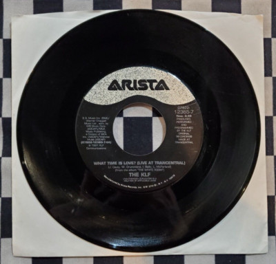 What Time Is Love? (Live At Trancentral)/Build A Fire 7" The KLF vinyl ...